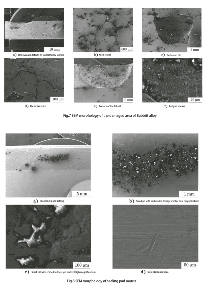 Causes of Babbitt Alloy Shedding of Sealing Shoes Used in Power Plant ...